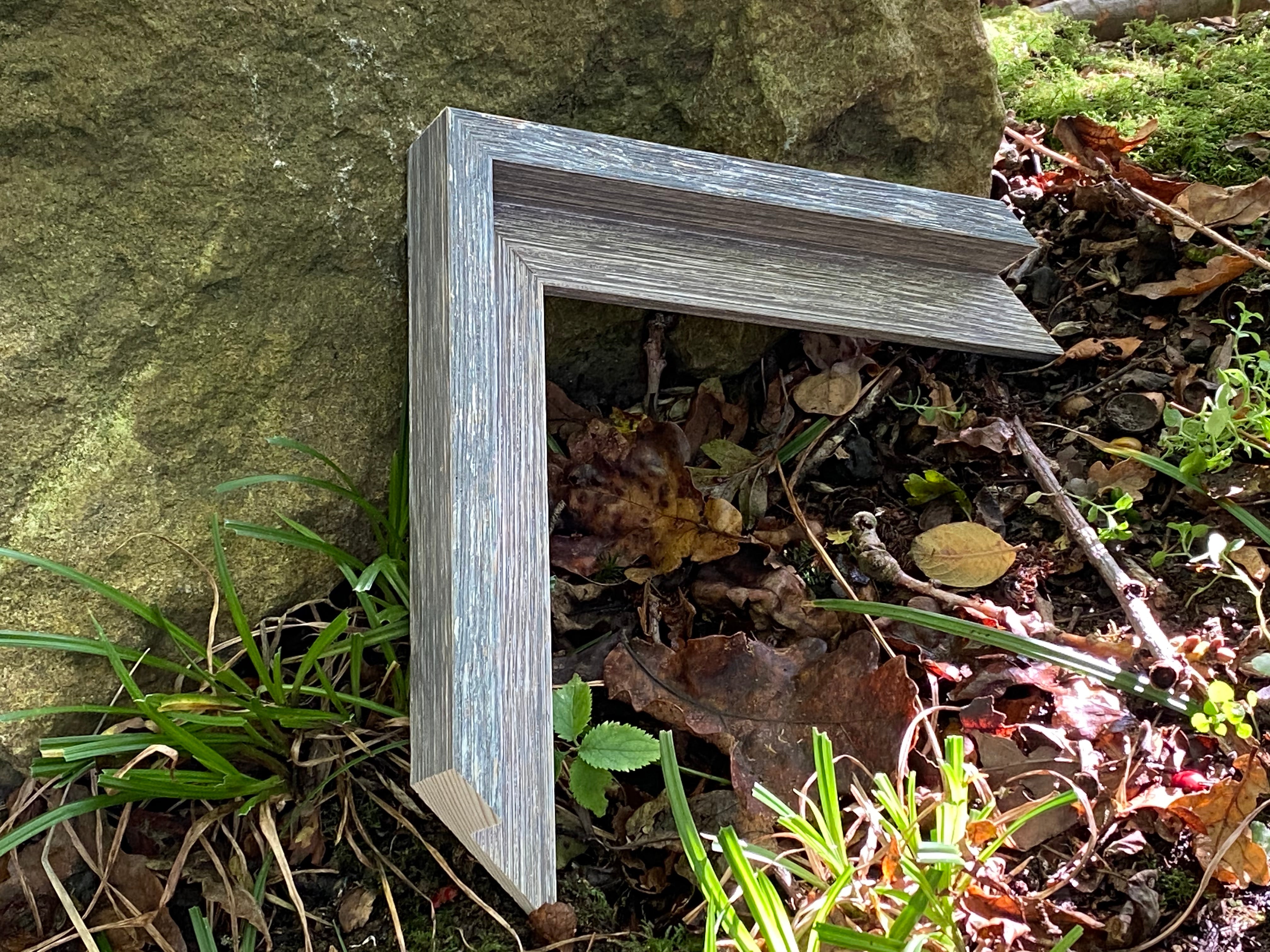 Tray Frame Shallow 12MM Distressed Dark Wood – Forest Frames