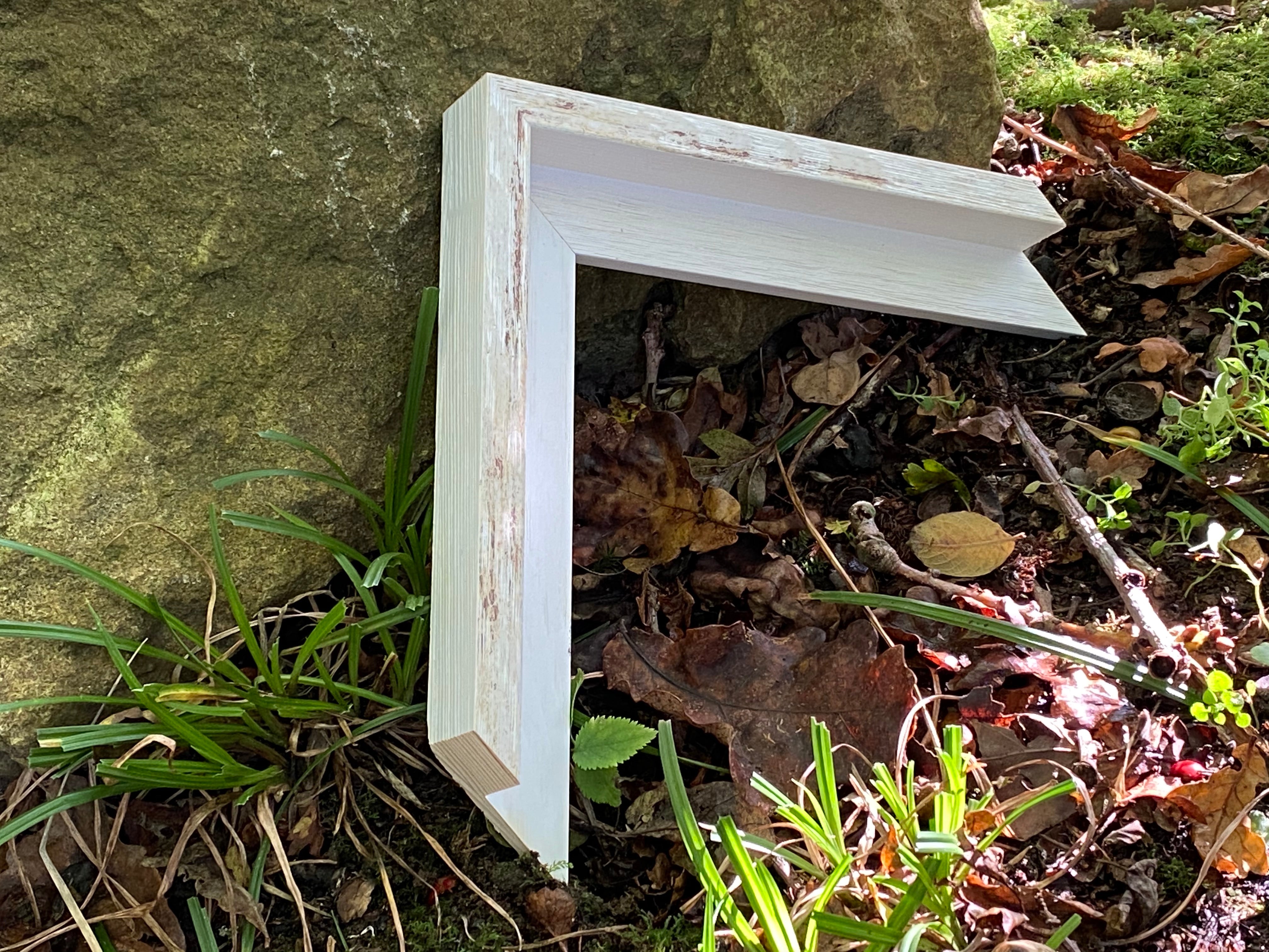 Tray Frame Shallow 12MM Distressed White – Forest Frames