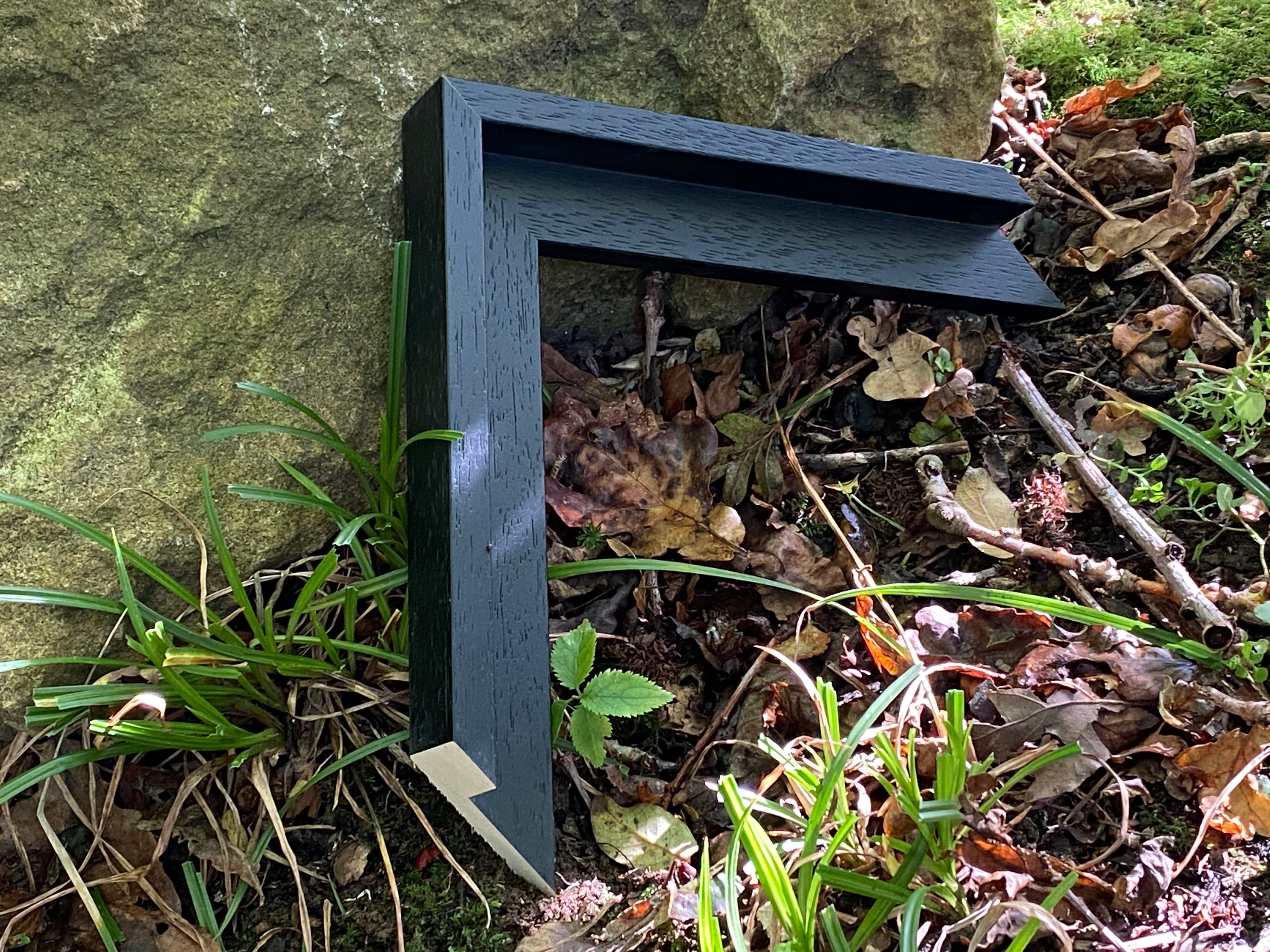 Tray Frame Shallow 12MM Grained Black – Forest Frames